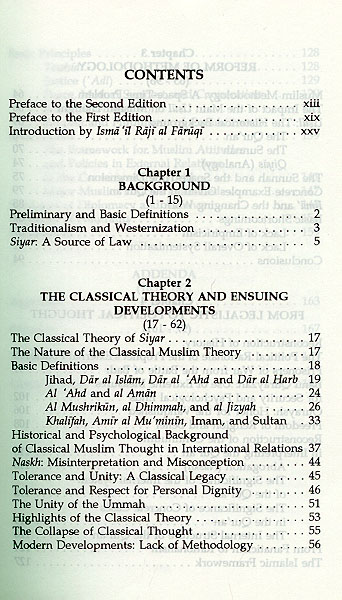 Towards an Islamic Theory of International Relations : New Directions ...