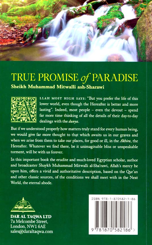 True Promise of Paradise (Shaykh Muhammad al Sha'rawi)