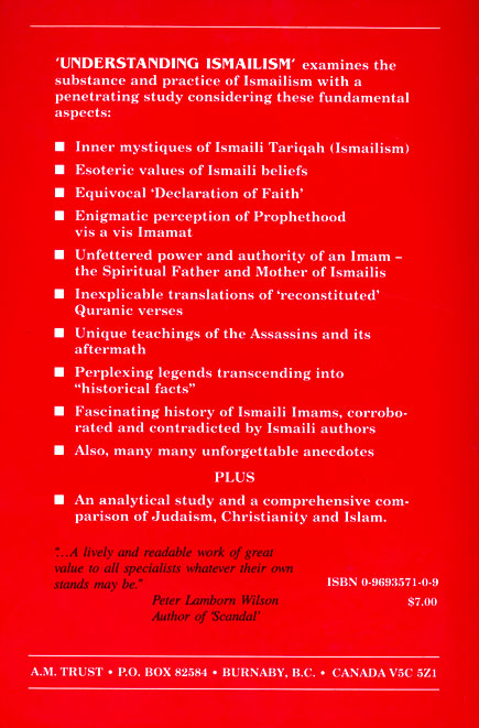 Understanding Ismailism : A Case Study in Fabrication (Akbarally Meherally)