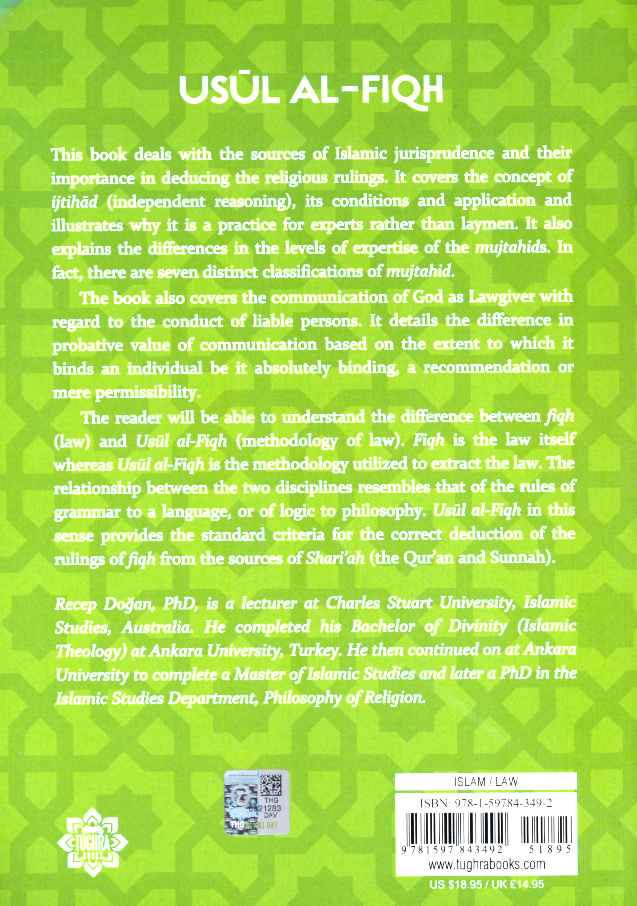 Usul al-Fiqh: Methodology of Islamic Jurisprudence (Recep Dogan)