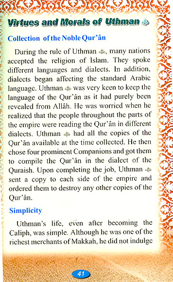 Uthman bin Affan : The Third Caliph of Islam (Abdul Basit Ahmad)