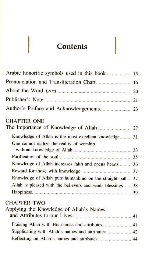 Who Is Allah? His Names and Attributes and their Signifiance to the ...