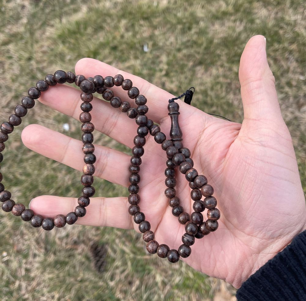 Wooden Dhikr (Zikr) Prayer Beads (Tasbeeh) - Premium Quality, Imported ...