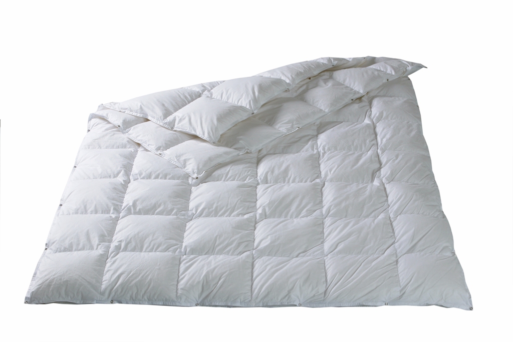 Swiss Goose Feather Down Comforter | Aiko Luxury Linens