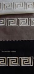 Greek Key Bedding Sheets Set | Aiko Luxury Linens
