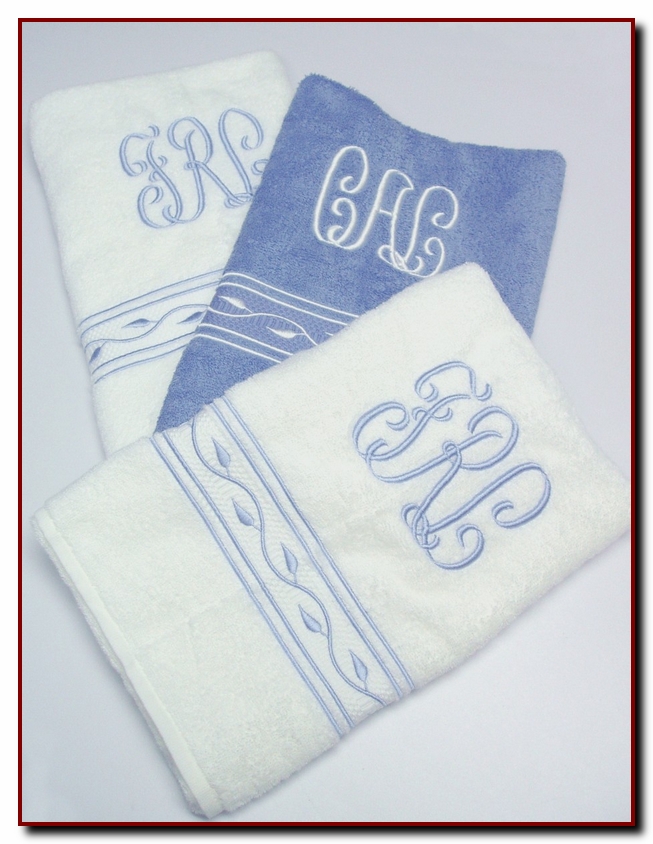 Custom Luxury Monogrammed Bath Towels | Aiko Luxury Linens