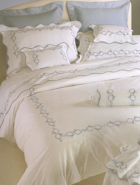 Paolina Custom Embroidered Linens | Aiko Luxury Linens