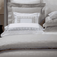 Dea Italian Embroidered Bed Sheet Sets | Aiko Luxury Linens