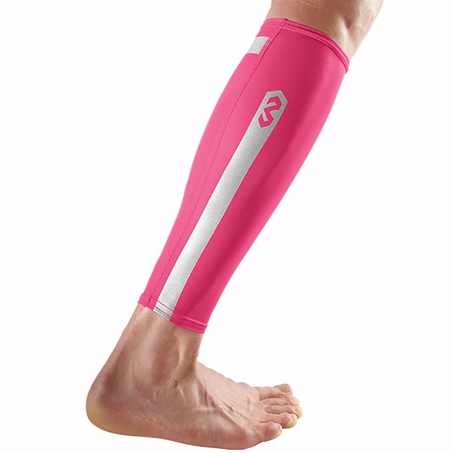 McDavid 6577RF Reflective Calf Sleeves Neon Pink: #1 Fast Free Shipping ...