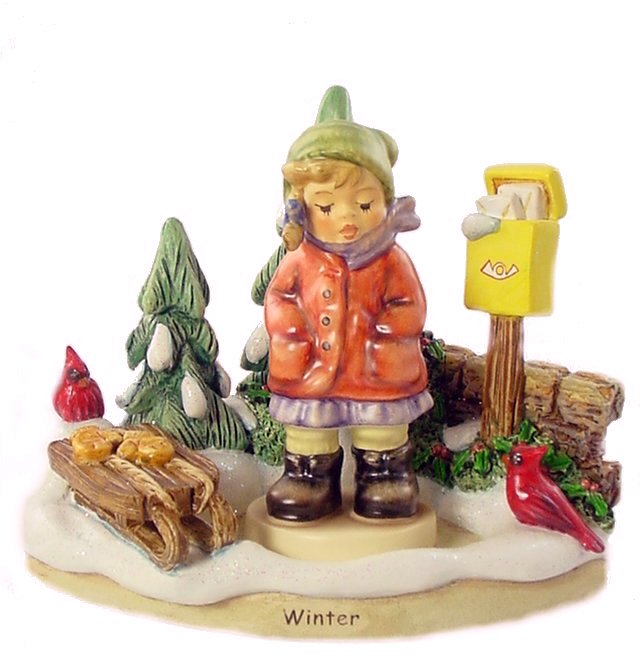 Hummel Figurines Winter Magic Colletor's Set
