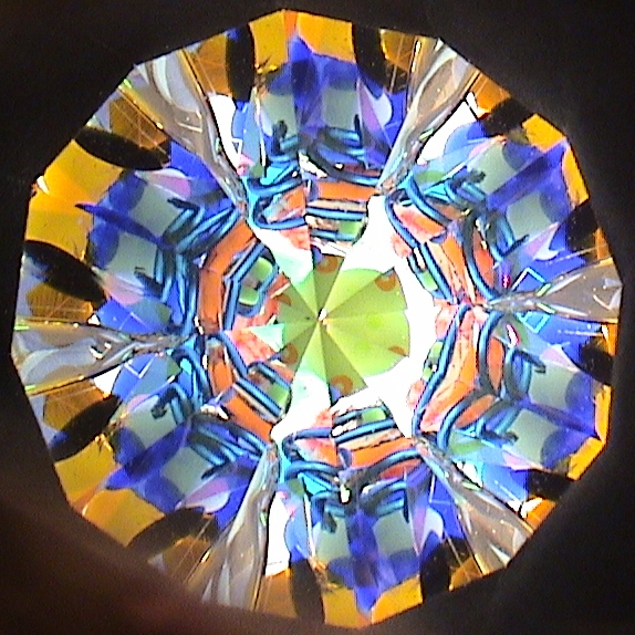 Stained Glass Kaleidoscope by Sue Rioux "Heat Lightning ...