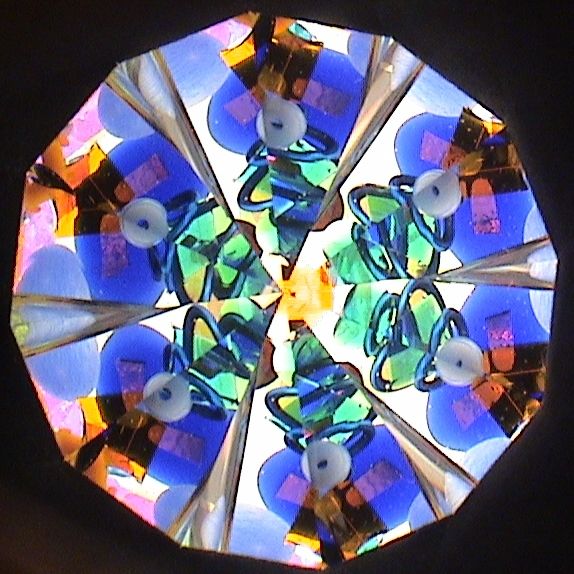 Stained Glass Kaleidoscope by Sue Rioux "Heat Lightning ...