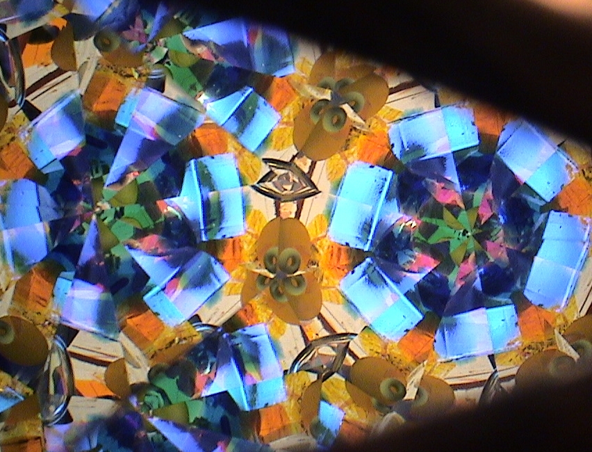Stained Glass Kaleidoscope by Sue Rioux "Heat Lightning ...