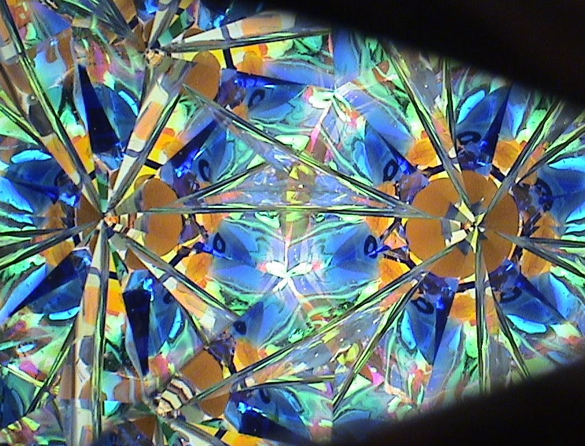 Stained Glass Kaleidoscope by Sue Rioux "Heat Lightning ...