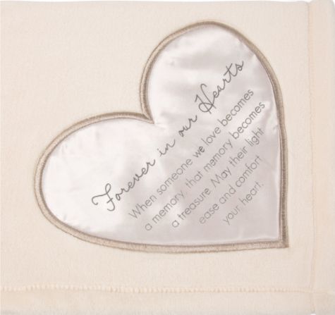 Forever In Our Hearts Memorial Throw Blanket