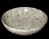 Decorative Coral Fossil Stone Fruit Bowl - Large, 12 Inch