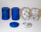 Marble Checkers Pieces, Stone Backgammon Pieces, Replacement Checkers Only