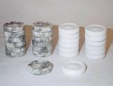Marble Checkers Pieces, Stone Backgammon Pieces, Replacement Checkers Only