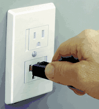 25 Pack Mommy's Helper Safe Plate Sliding Safety Outlet Covers