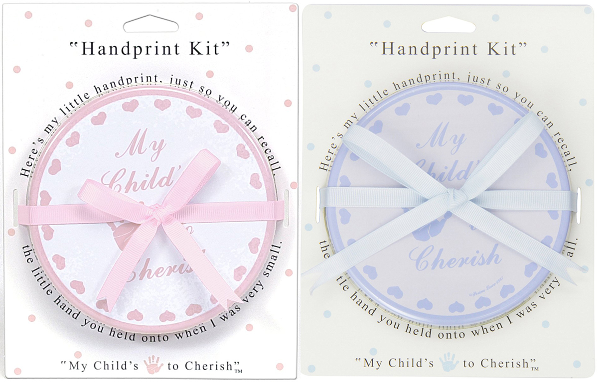 Child to Cherish Baby Handprint Tin Plaster Hand Print Kit