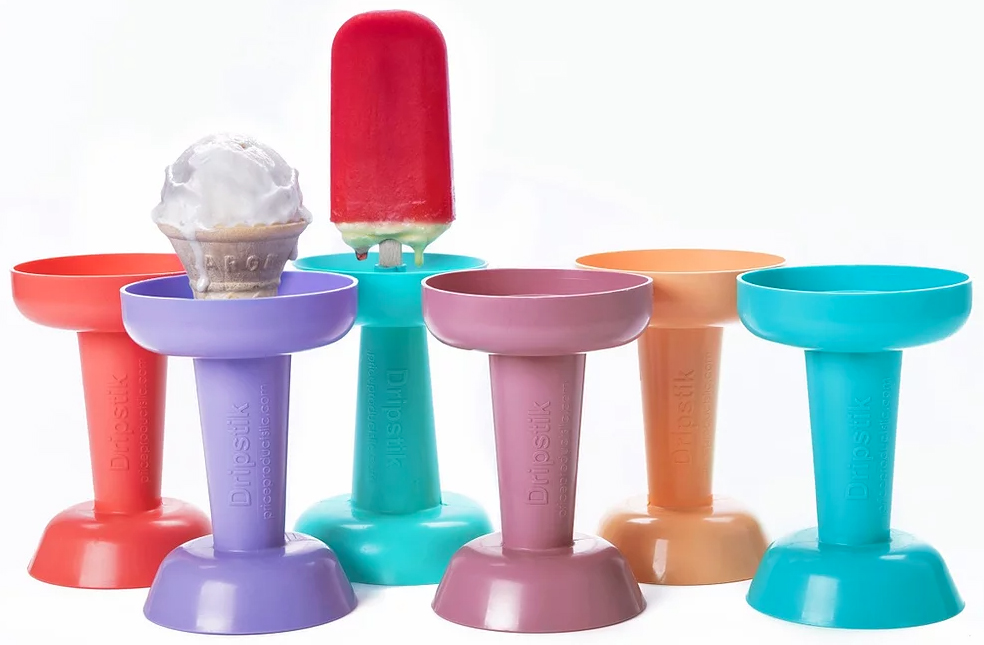 Dripstik No Mess Ice Cream Cone & Frozen Treat Holder & Popsicle Maker
