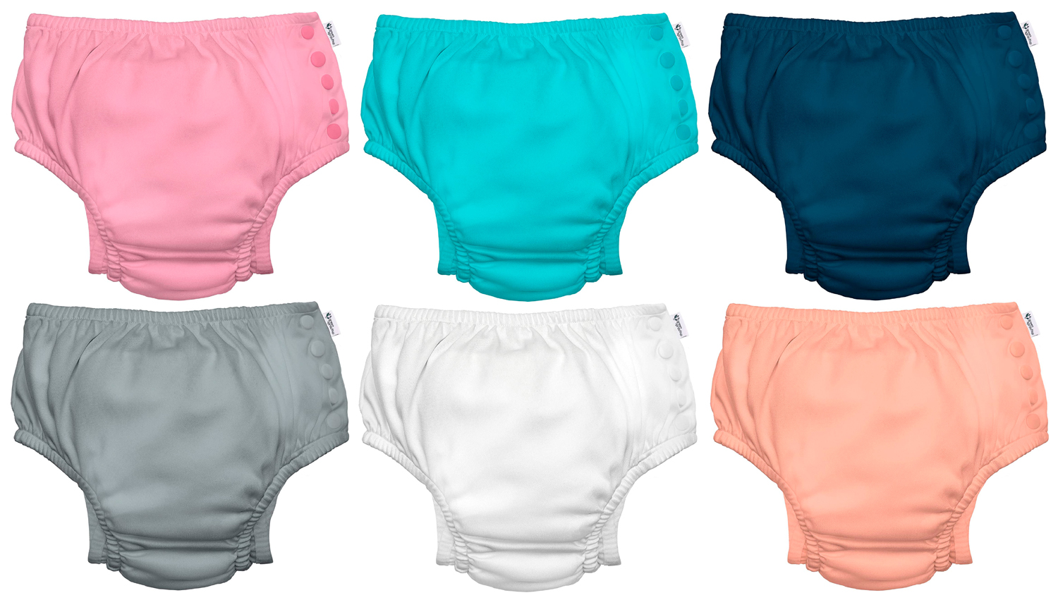 Little Swimmers Size 3 Green Sprouts Baby Swim Diaper - Reusable Eco ...