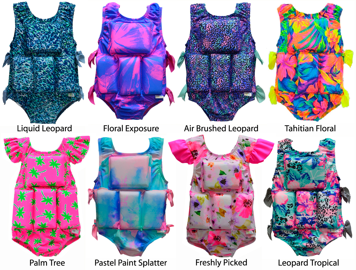 My Pool Pal Girls Toddler Flotation Swim Suits