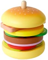 The Original Toy Company My Stacking Burger Wood Stacking Toy