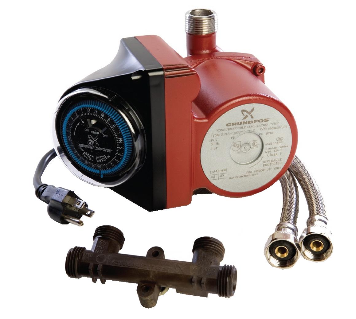Grundfos Comfort Hot Water Recirculation Pump UP15 10SU7P TLC 595916 D