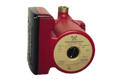 Grundfos Hot Water Bronze Circulator Pump, 1 Speed UP15-18B5