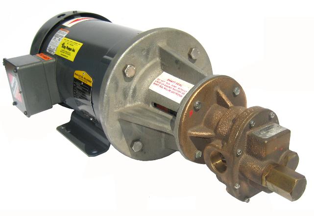 Oberdorfer Gear Pump 1" 15.0 GPM 2 HP 3 Phase 1150 RPM # N990RKW98-