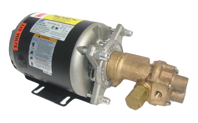 Oberdorfer Bronze Gear Pump 1/4" 2 GPM 1/3 HP 115/1/60 # N991RM-F01-K