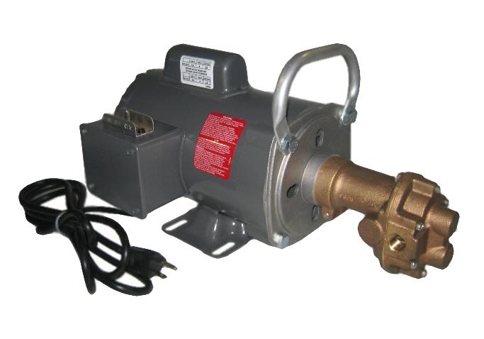 Oberdorfer Bronze Reversible Gear Pump 3/8" 4.5 GPM 1/3 HP 115/1/60 # N992-37-F30