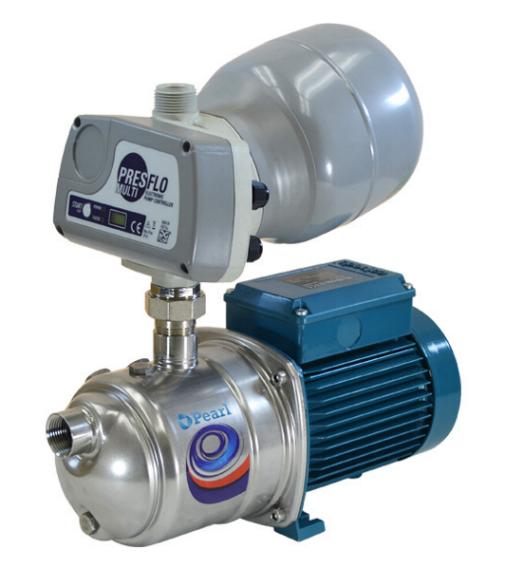 Pearl by Calpeda Presflo Deluxe Inline Booster or Well System 115V, 3/4 ...