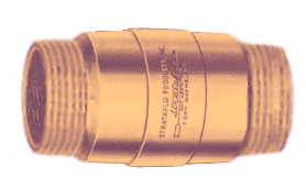 3" Strataflo Brass Spring Loaded All Position Noiseless Check Valve ...