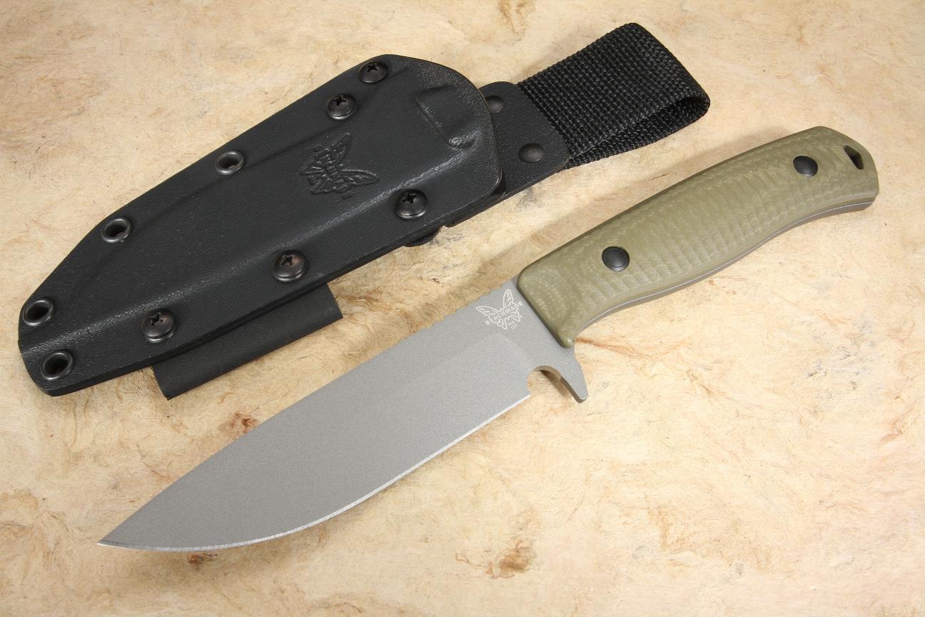 Benchmade 539GY Bushcraft/Survival Knife - In Stock