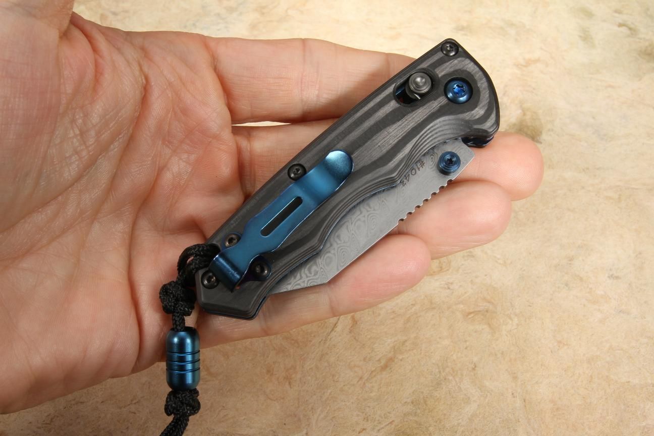 Benchmade Gold Class Full Immunity 290-241 - Damasteel and Carbon Fiber ...