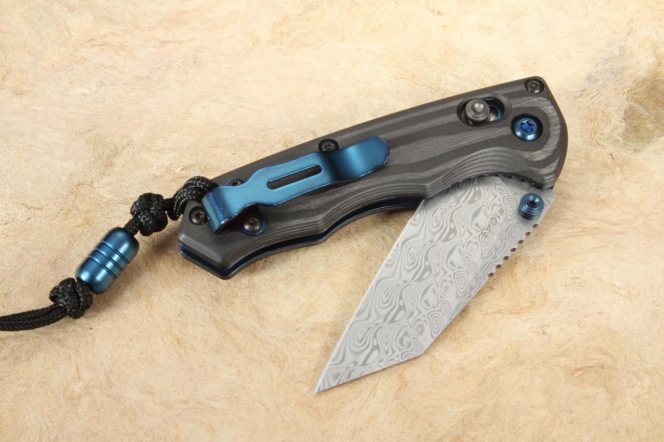 Benchmade Gold Class Full Immunity 290-241 - Damasteel and Carbon Fiber ...