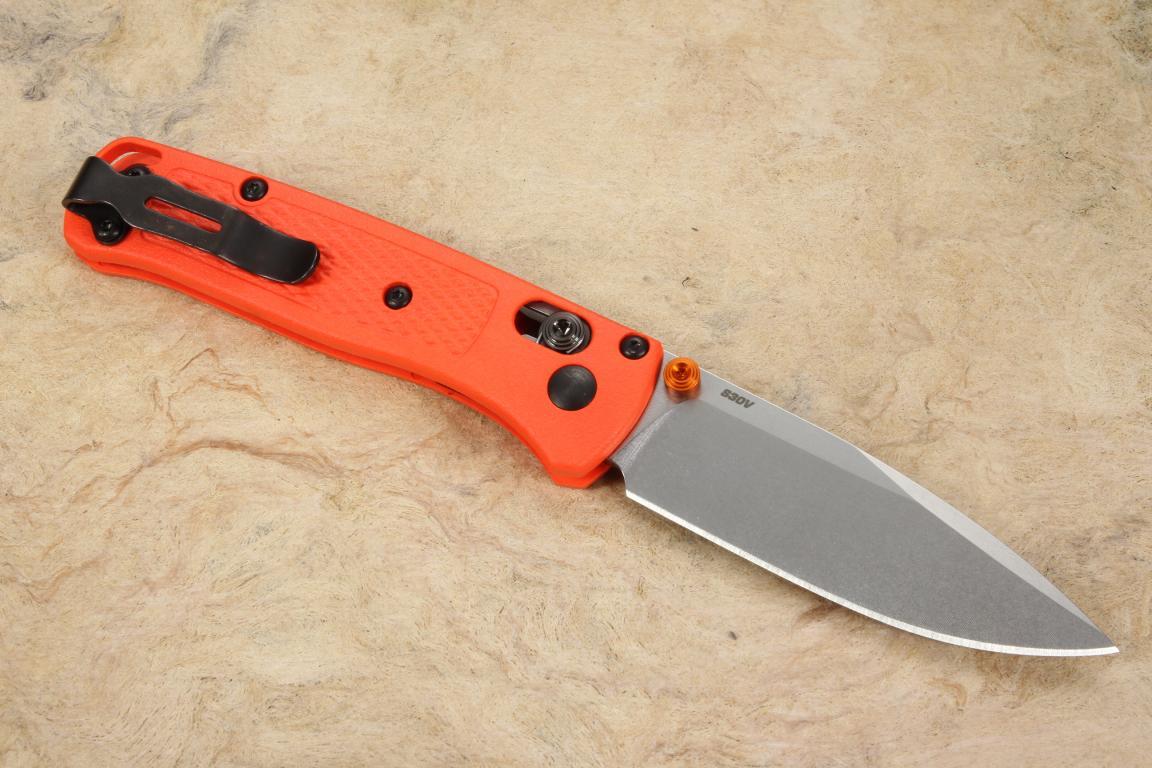 Benchmade Mini Bugout Orange - Model 533 Folding Knife + Free Shipping