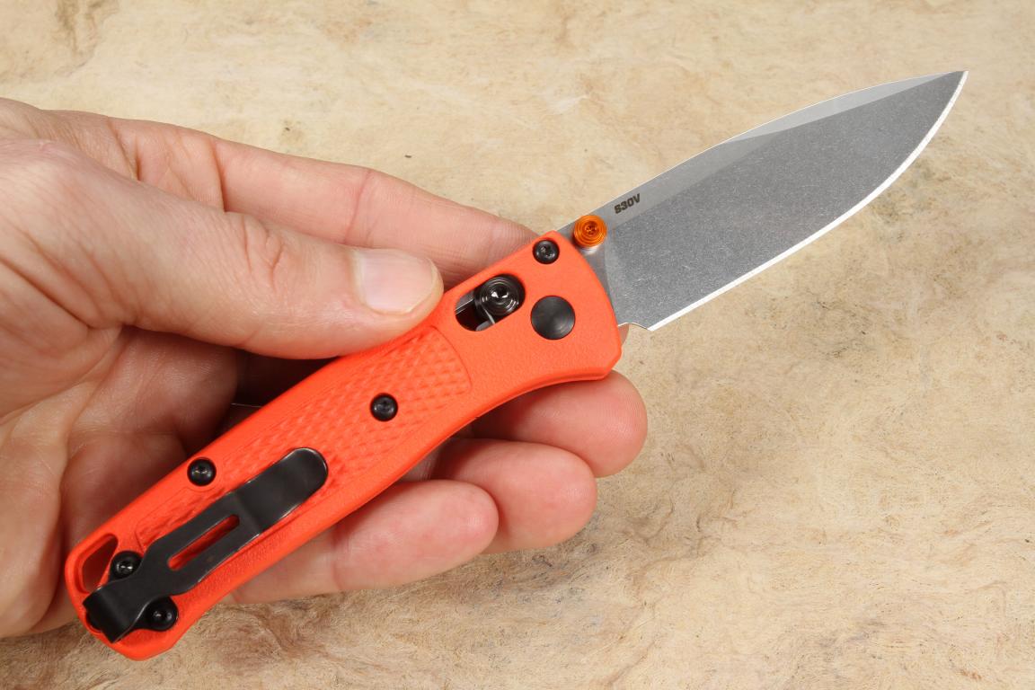 Benchmade Mini Bugout Orange - Model 533 Folding Knife + Free Shipping