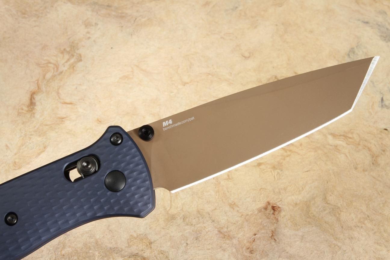 Benchmade Bailout 537FE-02 Crater Blue Handle & FDE Blade + Free Shipping