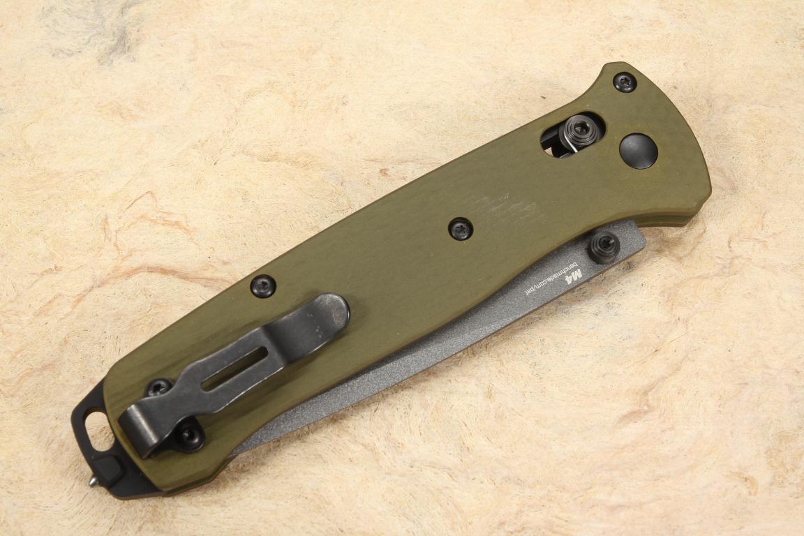 Benchmade Bailout 537SGY-1 Woodland Green - Serrated + Free Shipping