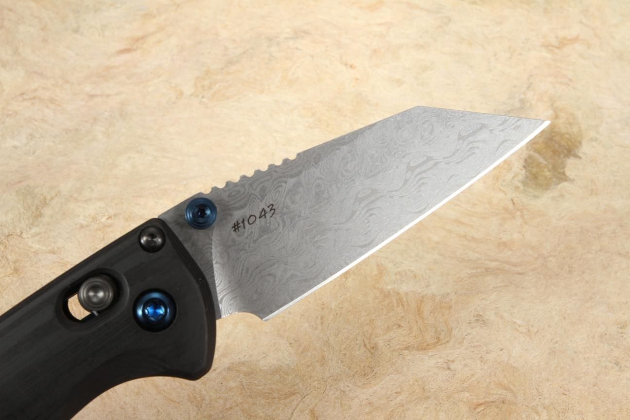 Benchmade Gold Class Full Immunity 290-241 - Damasteel and Carbon Fiber ...