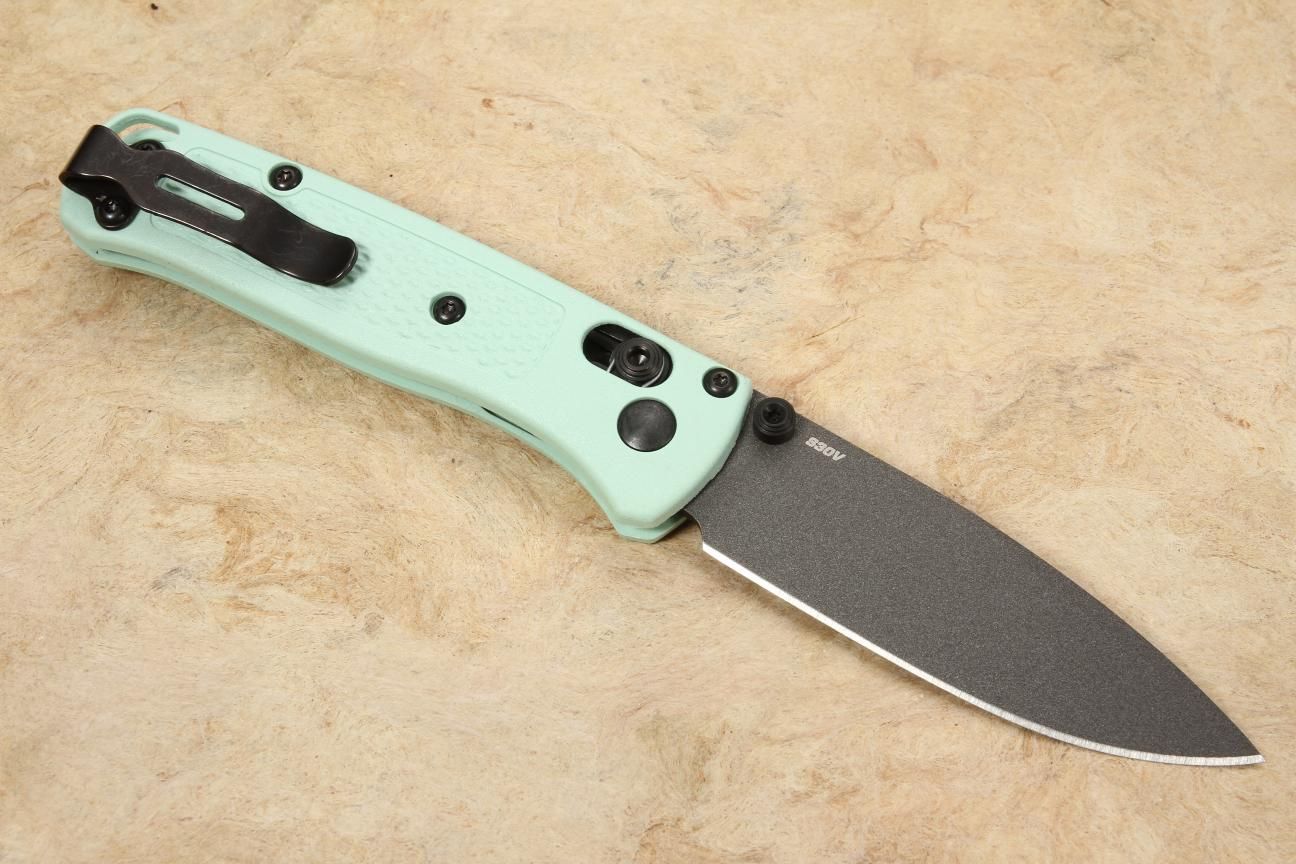 Benchmade Mini Bugout 533GY-06 Sea Foam Handle Gray Blade