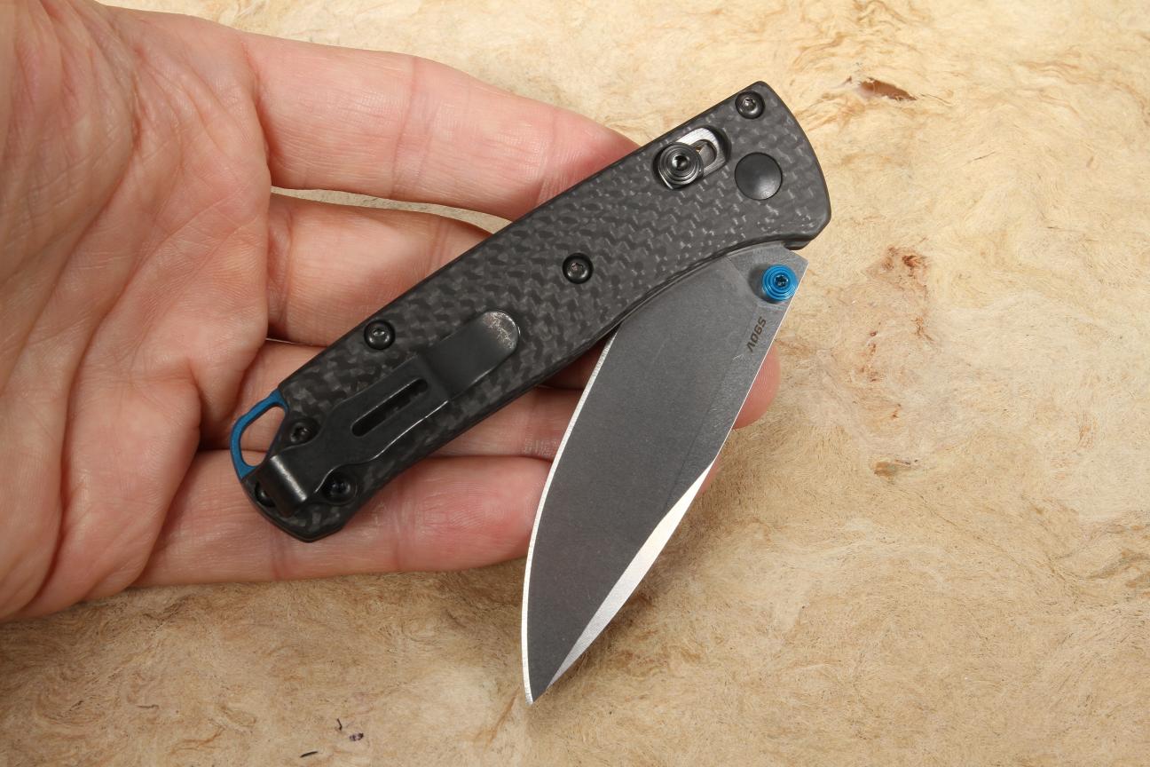Benchmade 533-3 Mini Bugout - Carbon Fiber - Axis Lock - S90V Steel ...