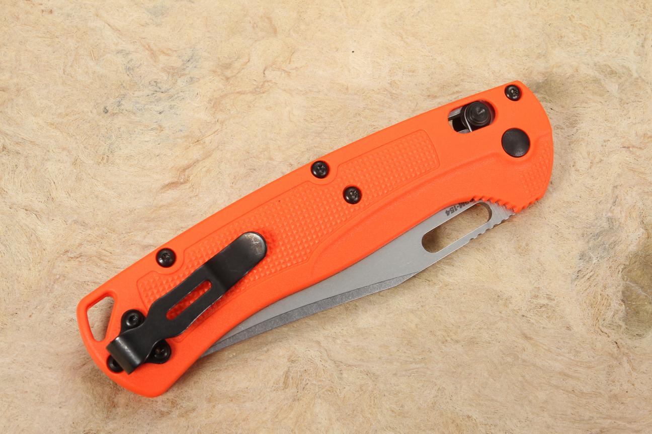 Benchmade 15535 Taggedout Orange Grivory - Axis Lock Folding Knife ...