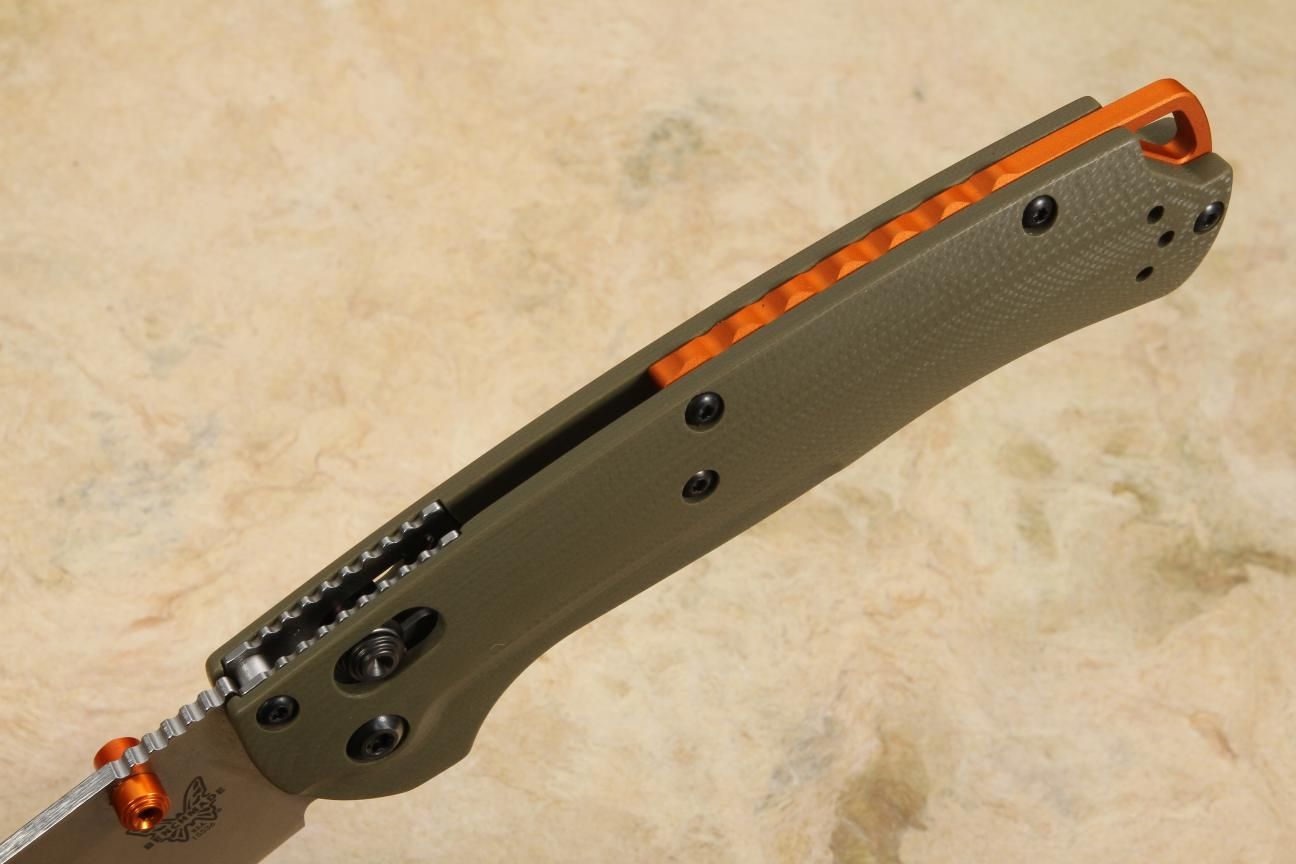 Benchmade Taggedout 15536 - OD Green G10 - S35VN Steel + Free Shipping