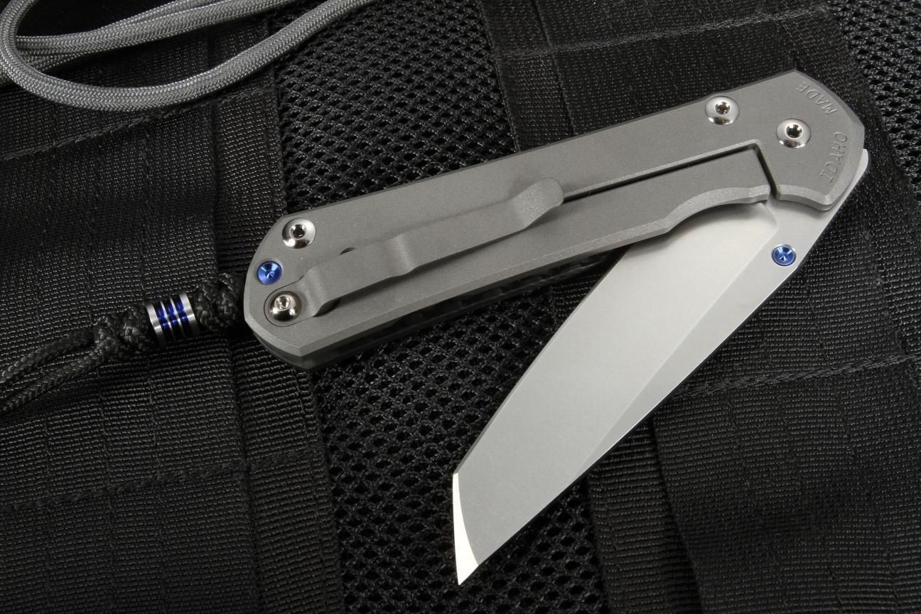 Chris Reeve Large Sebenza 31 Carbon Fiber Tanto Blade - In Stock