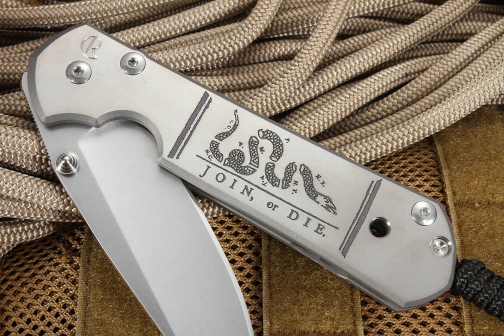 Chris Reeve Large Sebenza 21 "Join or Die" CGG Folder - In Stock