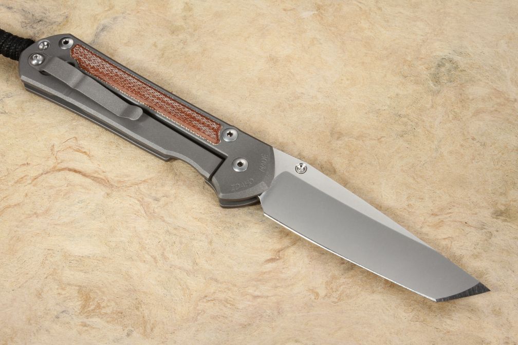 Chris Reeve Large Sebenza Tanto, Natural Micarta - Best Price